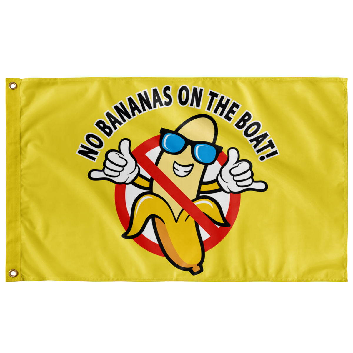 FLAG - No Bananas On The Boat – Wavy Flag
